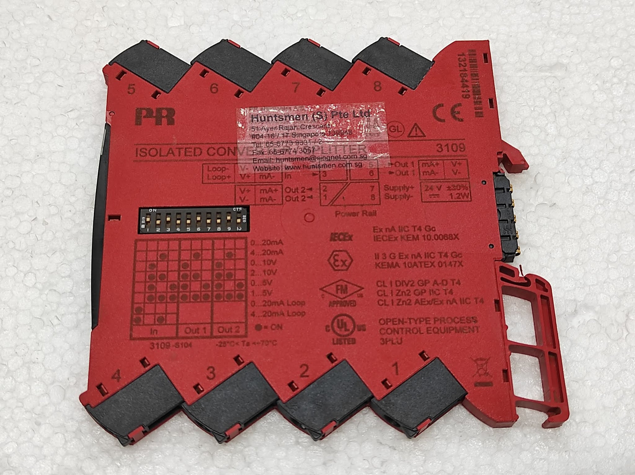 PR ELECTRONICS 3109 ISOLATED CONVERTER-SPLITTER