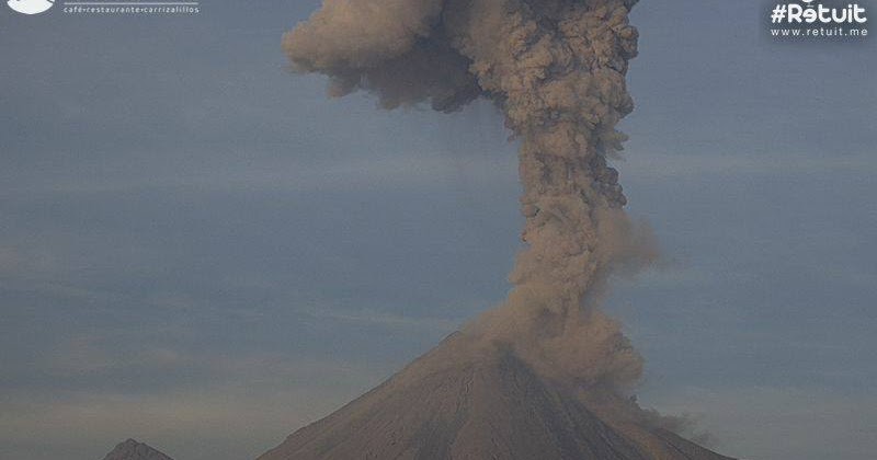The Big Wobble : Mount Colima, Mexico’s volcano of fire spews ash and ...