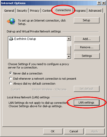 STEP #3 - Configuring the proxy server