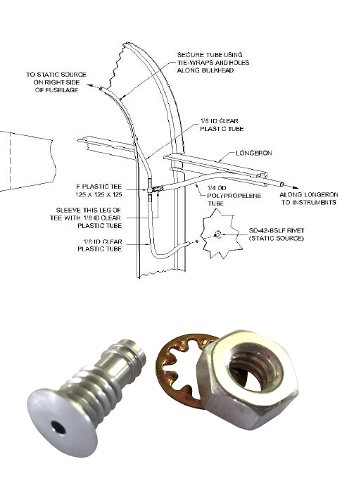 E's Van's RV-14A: Pitot-Static: Changed static ports and associated ...