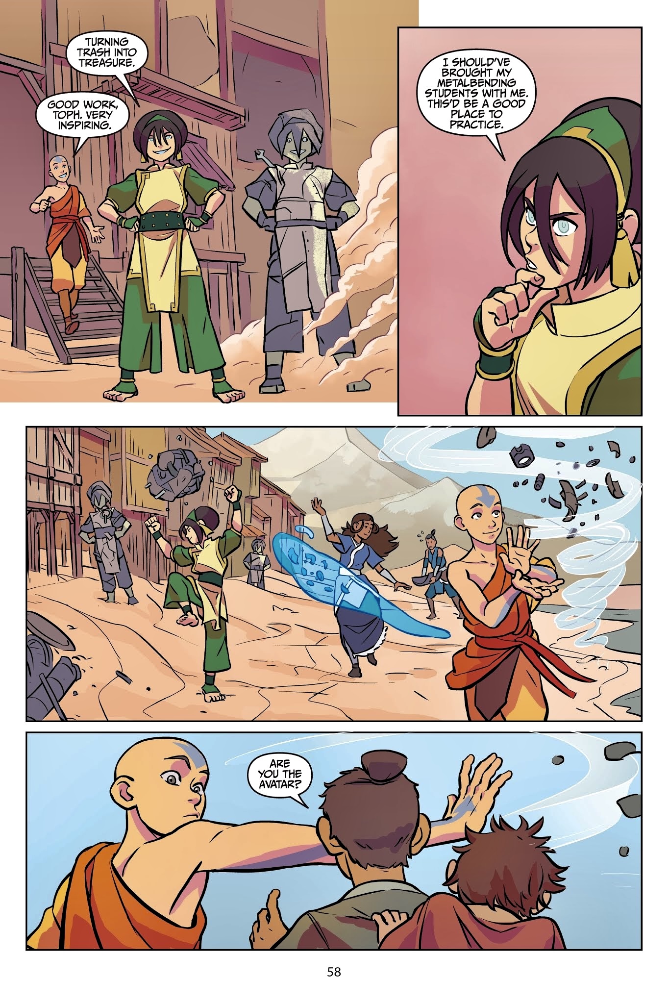 Anime Feet: Avatar the Last Airbender: Toph Beifong (Comics)