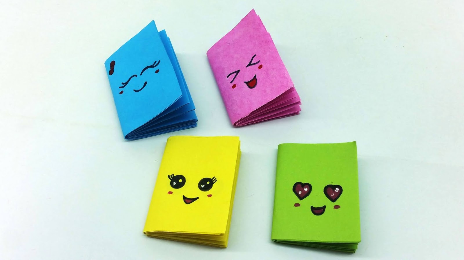 DIY Mini Notebooks One Sheet Of Paper How To Make Notebook Paper
