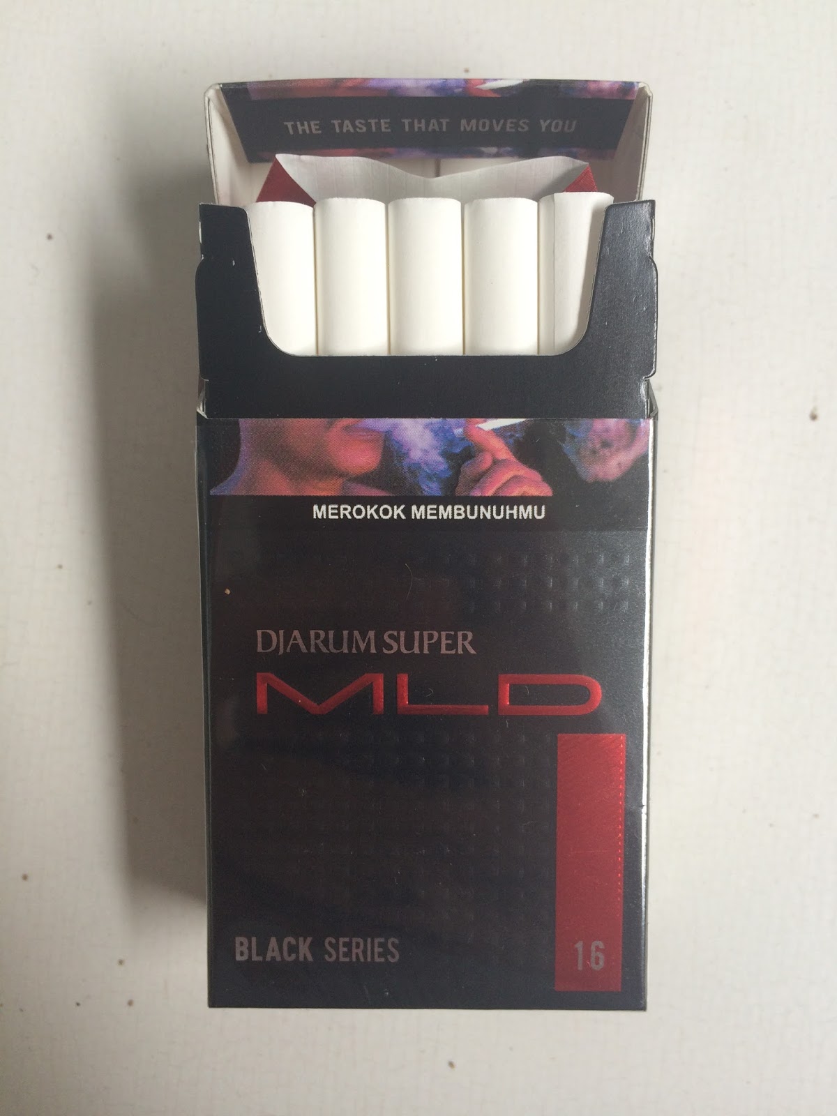 Djarum Super MLD (Mild) Black Series, SKM berkadar Tar FF dengan Rasa ...