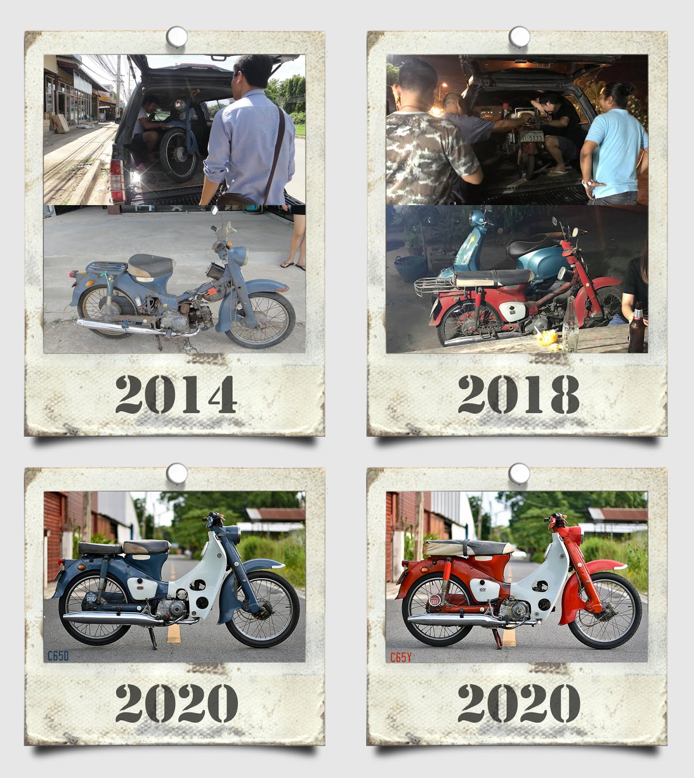 HONDA C65Y C65D จาก 0% ให้ครบ 100% : TIMELINE C65Y & C65D