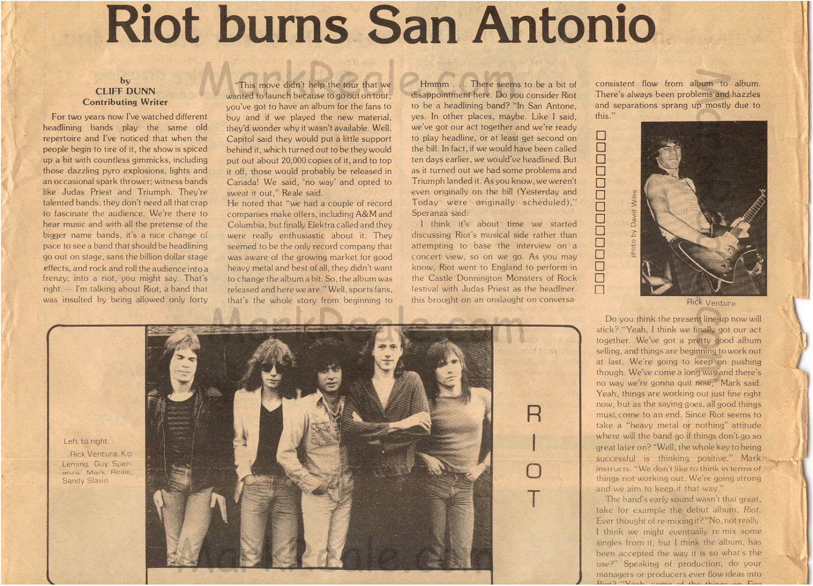 Mark Reale The Official Web Site - Markreale.com