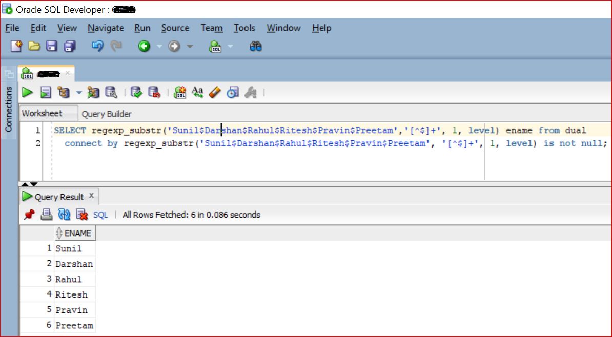 Oracle Apps Information: Divide string in Rows format using REGEXP_SUBSTR
