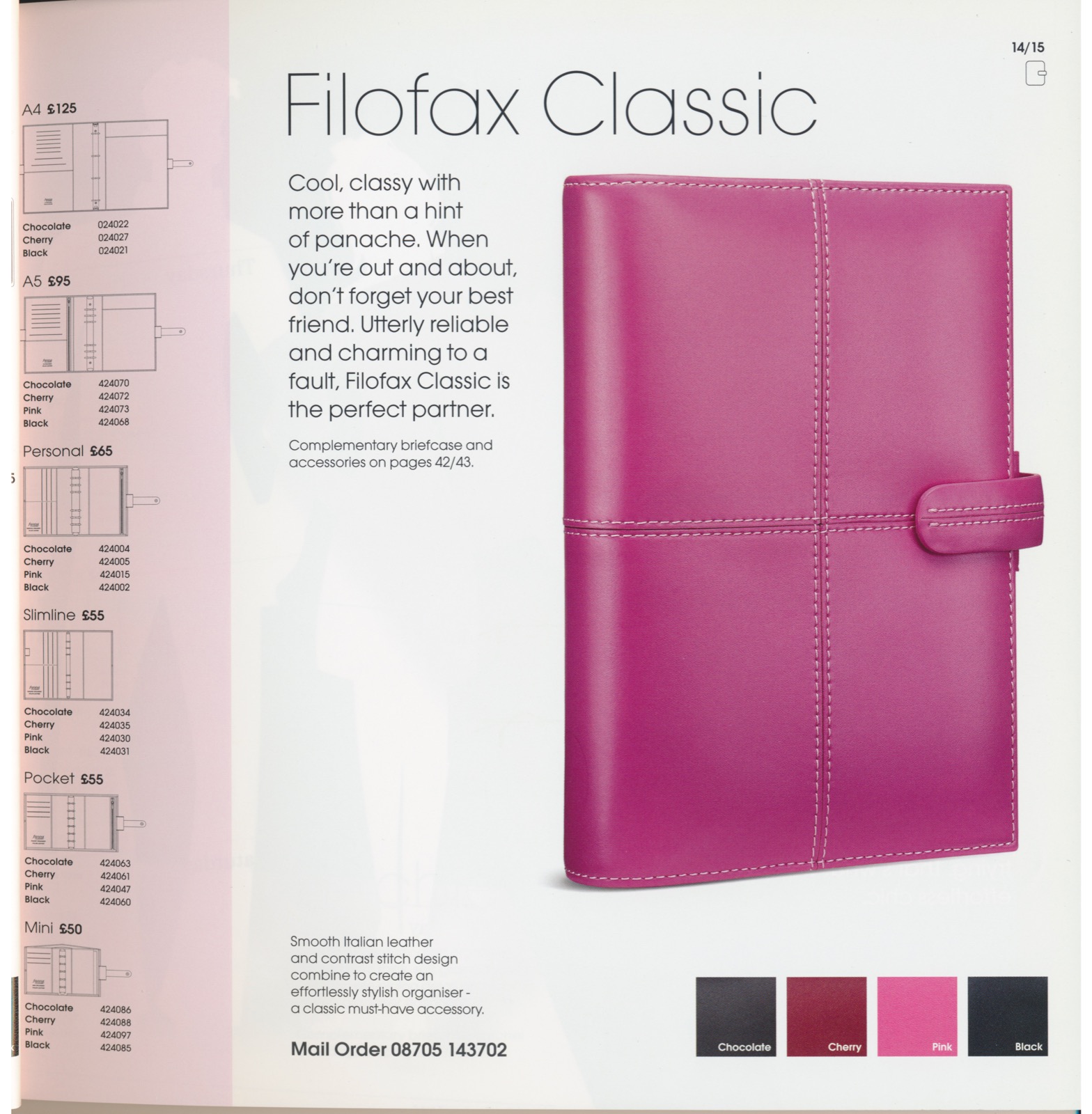 Philofaxy: Filofax UK 2008 Catalogue