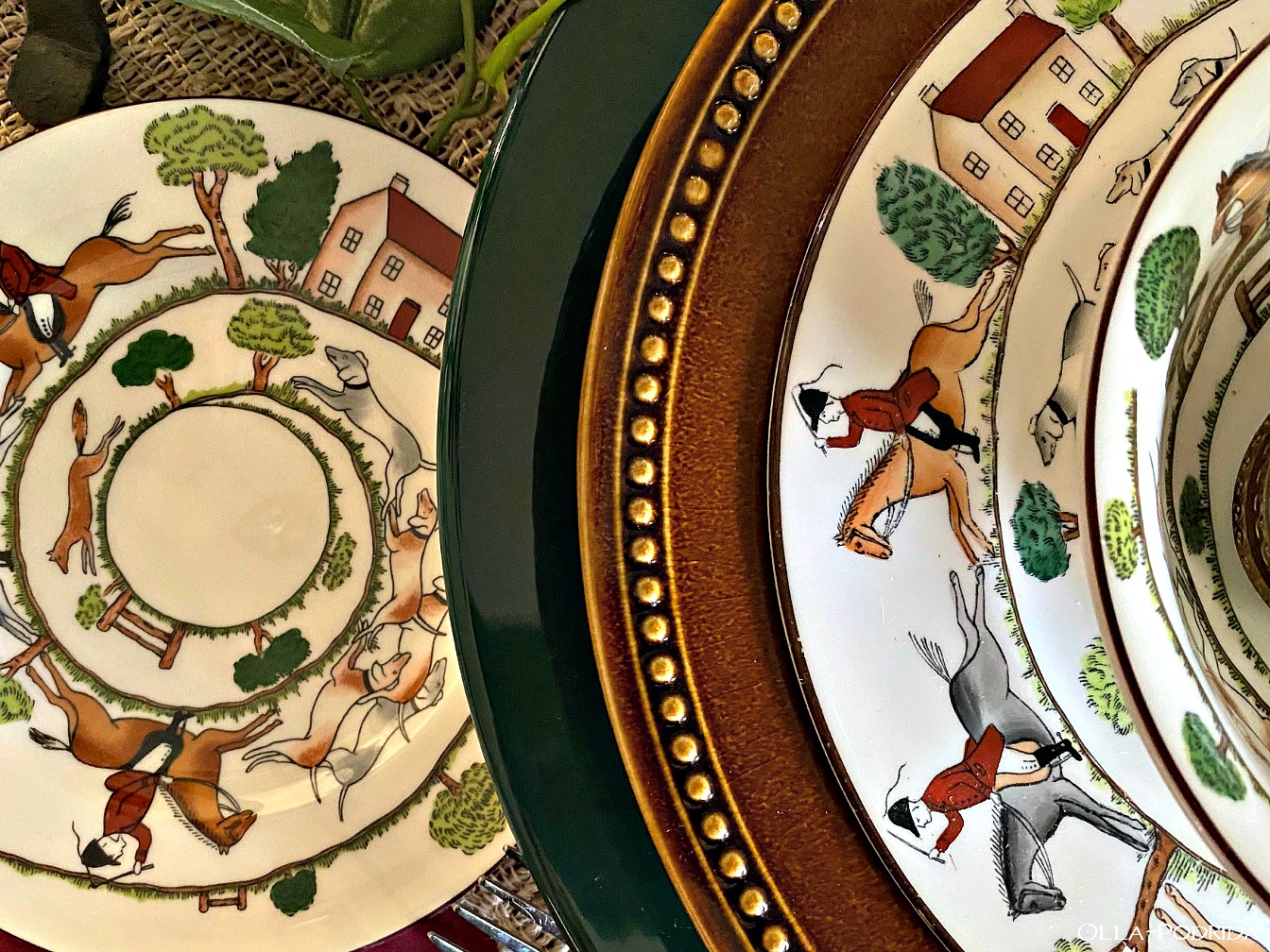 Olla-Podrida: "Hunting" for Dinner Tablescape