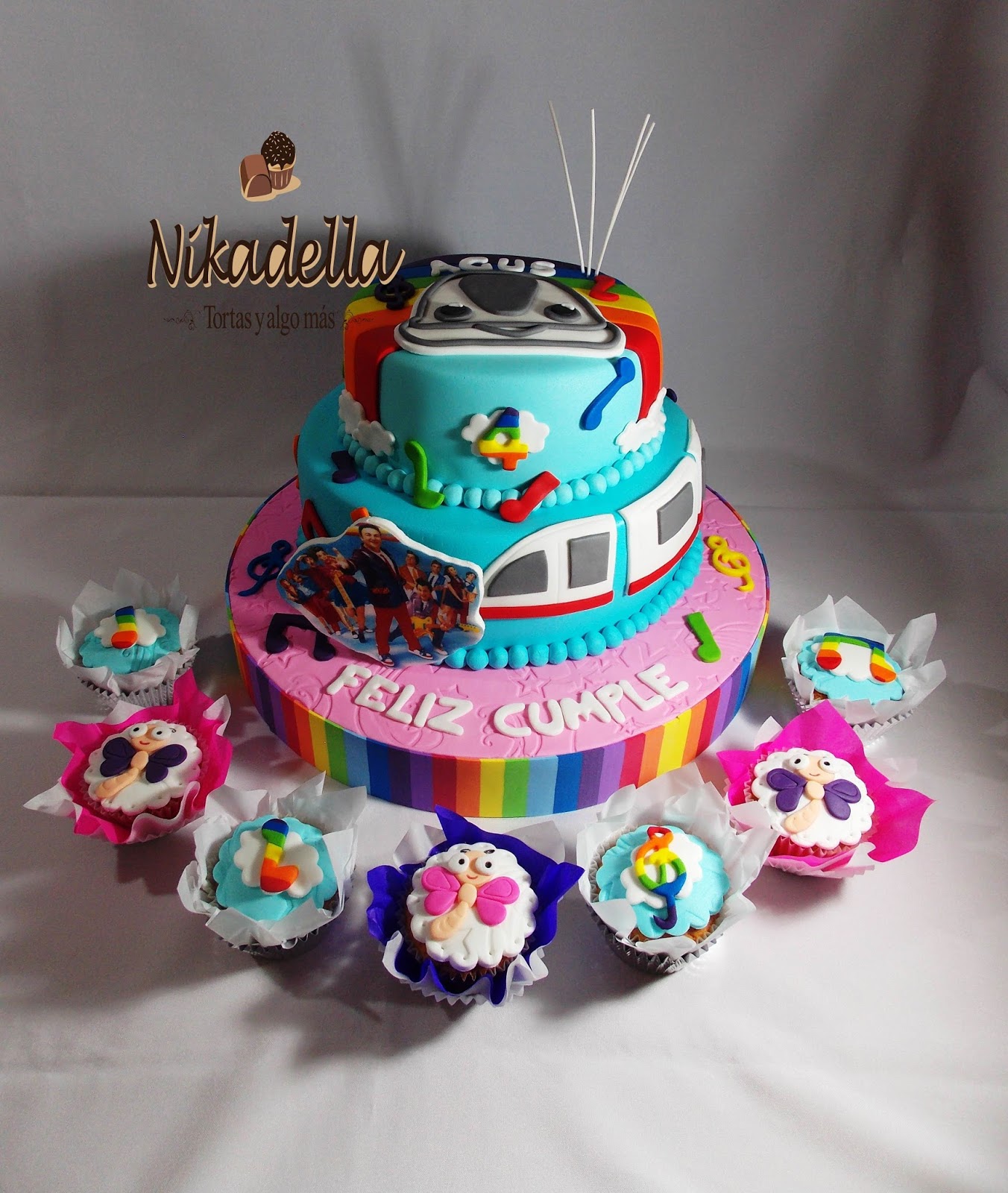 Nikadella: Torta y Mesa dulce temática Junior Express Agustina 4 años