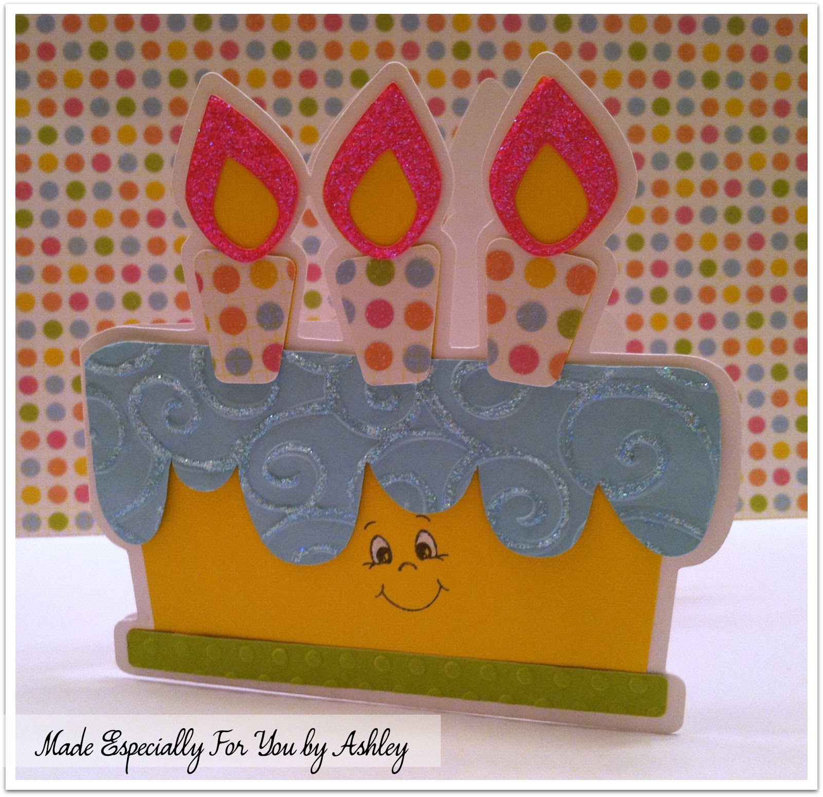 Made Especially For You: Birthday Cake Shaped Card!
