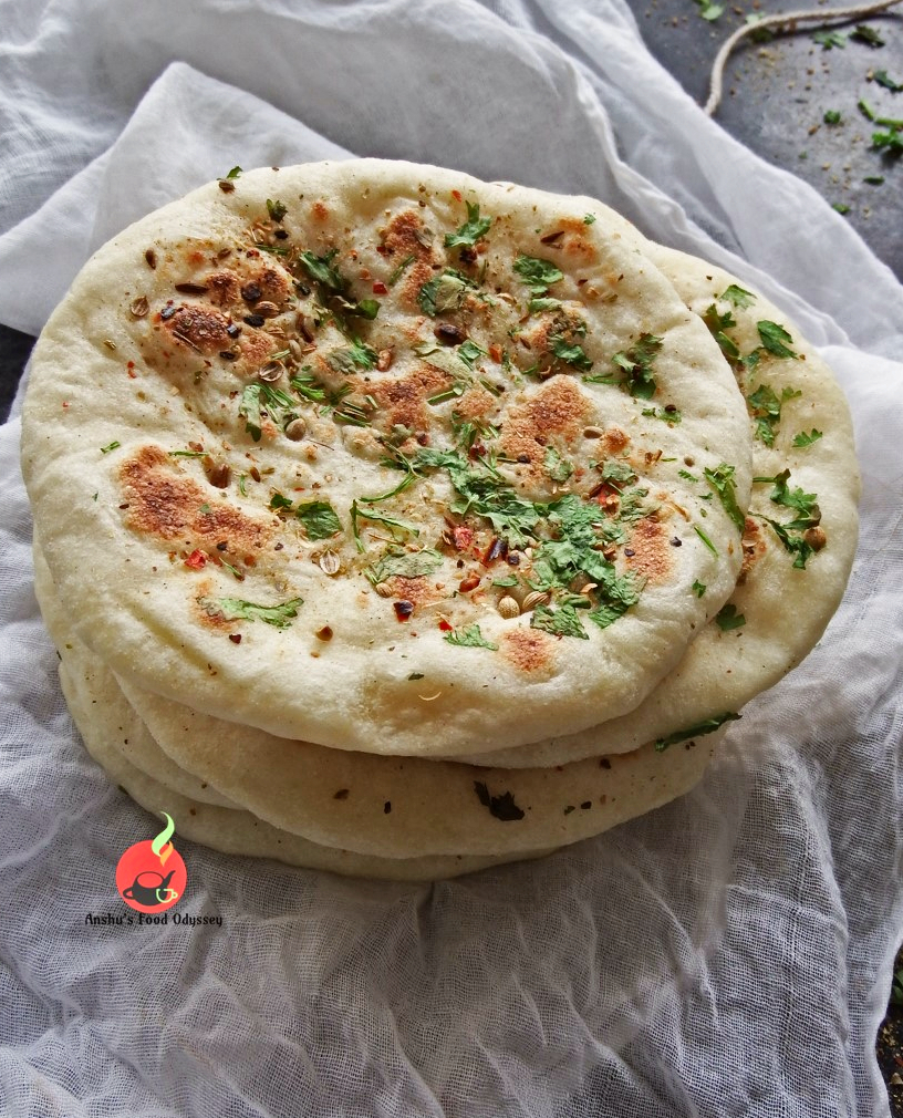 Bread Kulcha (Stove Top Recipe) | How to Make Bread Kulcha | Bread ...