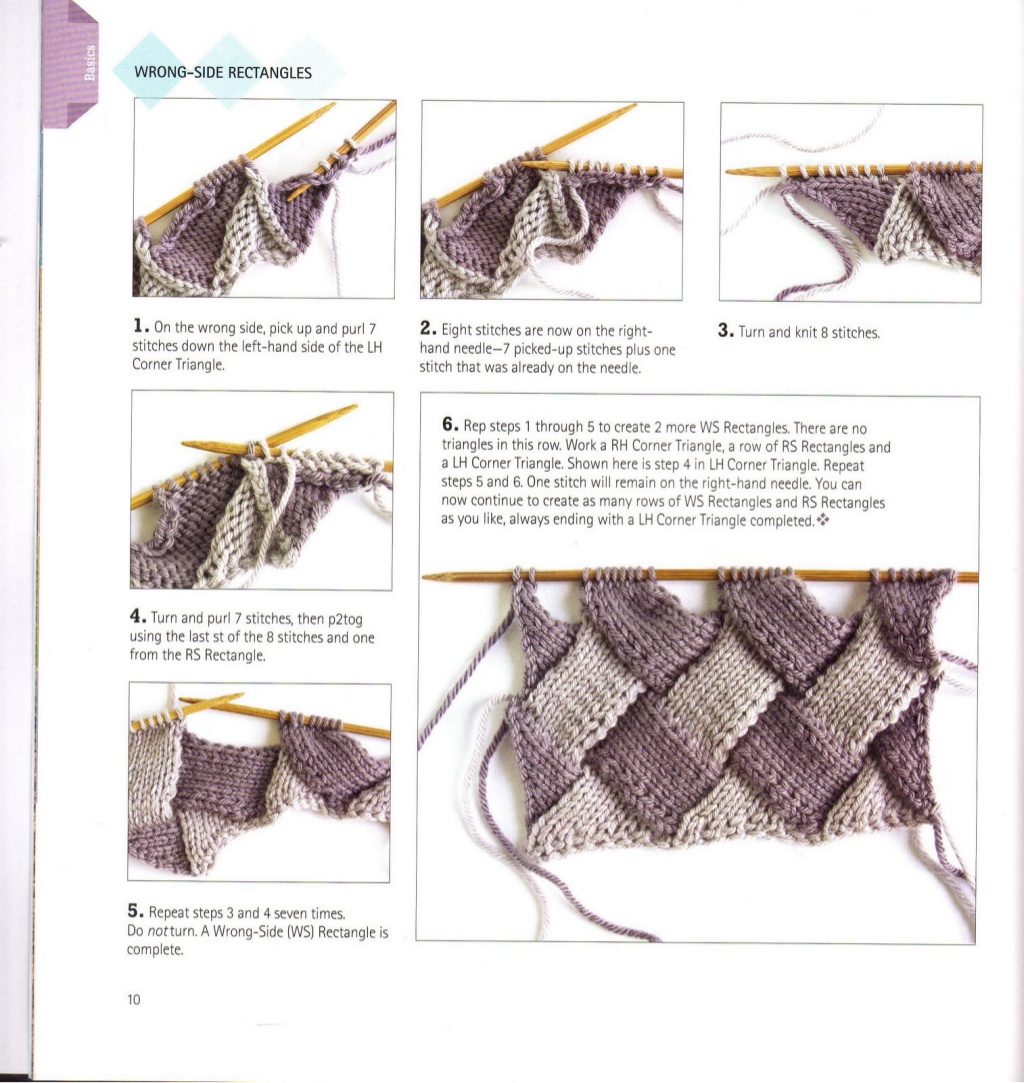 Beautiful crochet entrelac stitch - Free instructions - Crochet Spiration