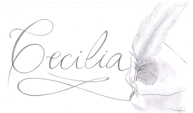 Pensando a grafito: Cecilia