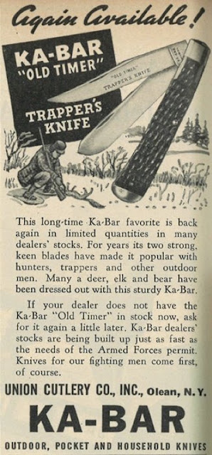 Vintage Outdoors: Old Vintage Knife Ads From Magazines