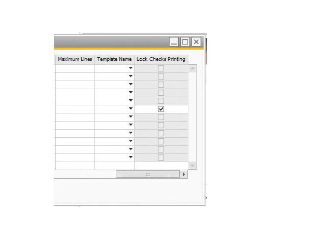 How to resolve the error "You Cannot print checks while another user is ...