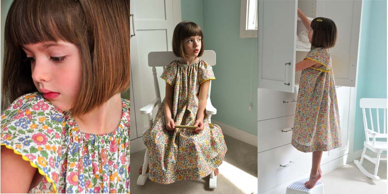 Aesthetic Nest: Sewing: Angel Sleeve Dress and Blouse (Pattern)