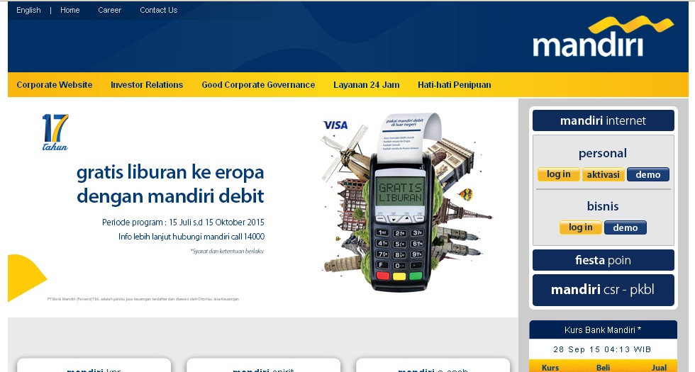 PBO II - PRAKTIKUM JAVA: INTERNET BANKING