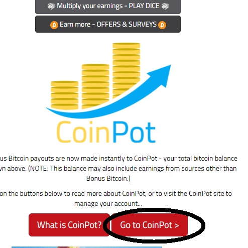 Estrategia Coinpot BTC