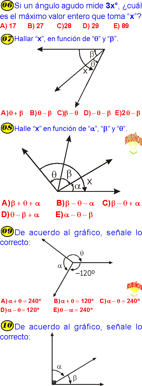 Ángulo Trigonométrico Ejercicios Resueltos de Trigonometría