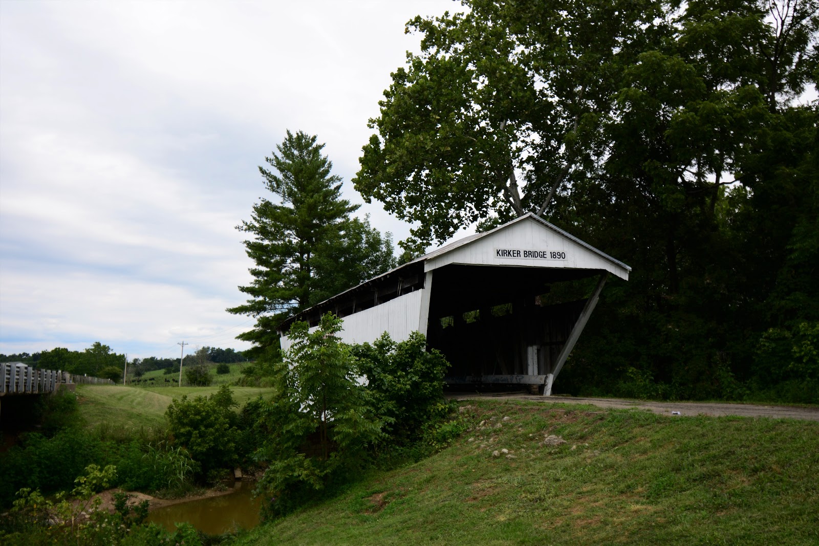 COVERED BRIDGES IN OHIO +: KIRKER COVERED BRIDGE - WEST UNION, OHIO