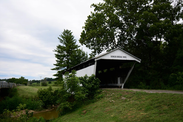 COVERED BRIDGES IN OHIO +: KIRKER COVERED BRIDGE - WEST UNION, OHIO