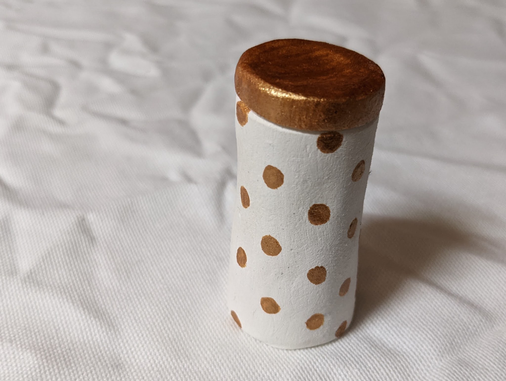 Creative Paperclay® air dry modeling material: Create a Tiny Canister