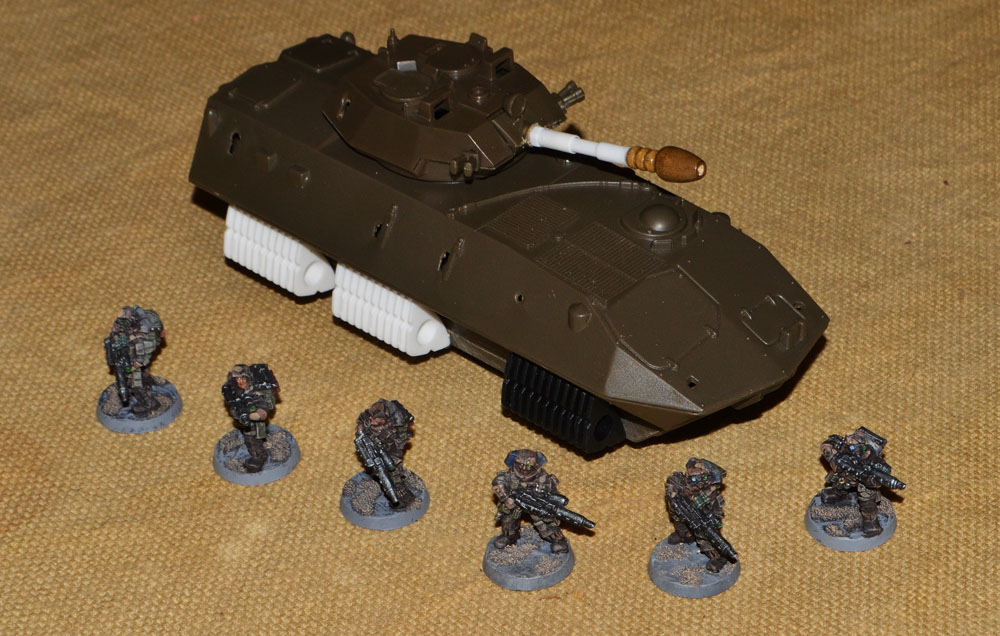 Toy AFV. Is it just too big for 28mm?