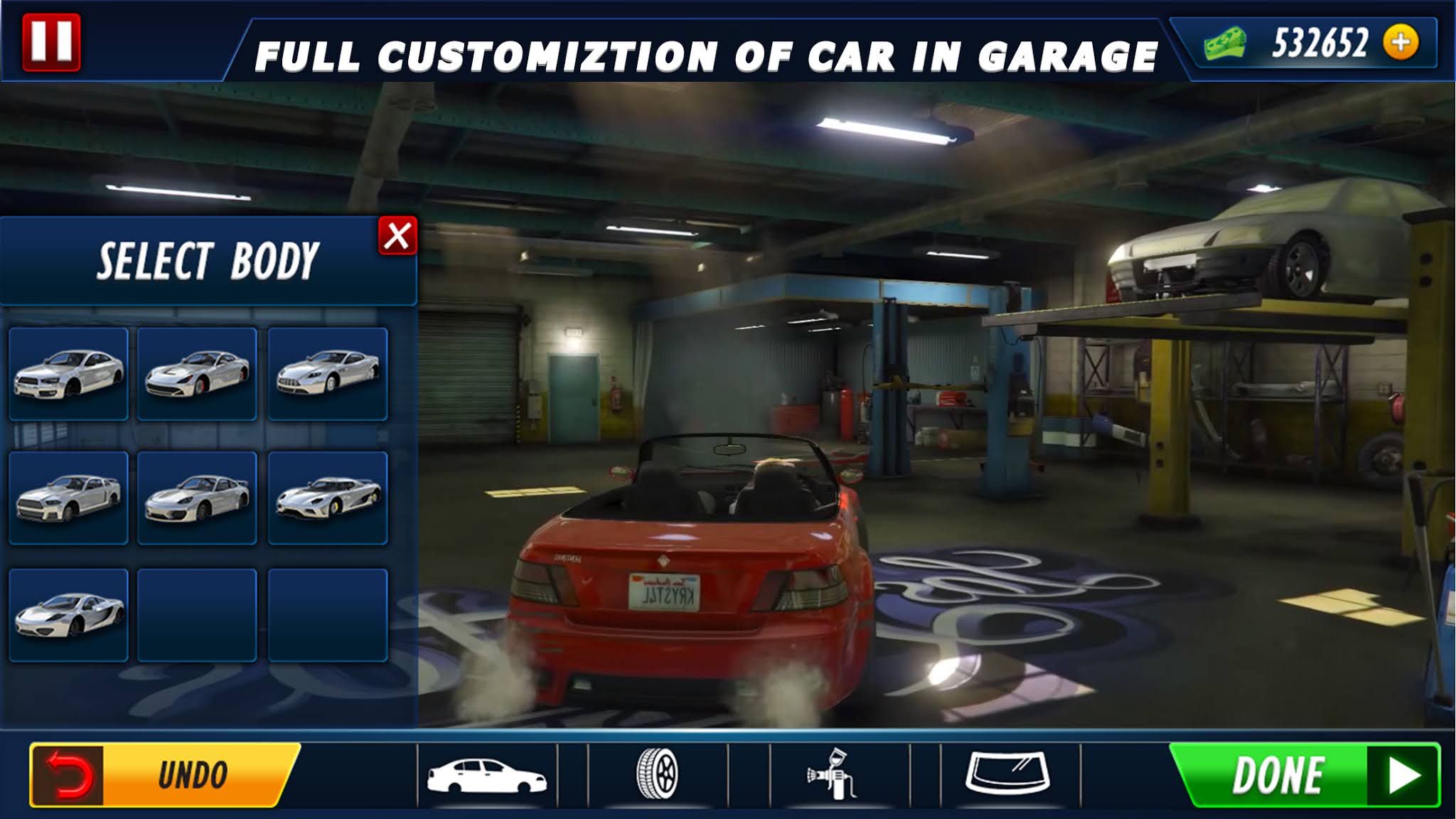 Build & Drive Sports Cars Game