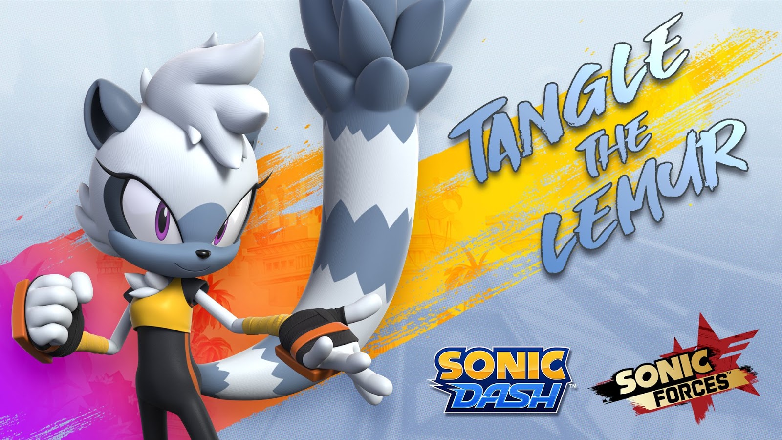 TANGLE LLEGA A SONIC FORCES: SPEED BATTLE