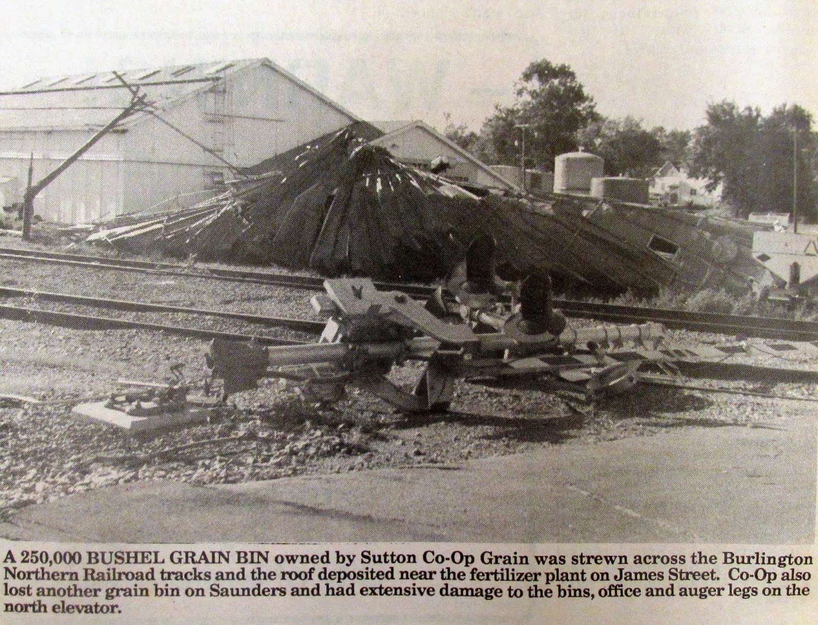 Sutton Nebraska Museum: Major Storm Struck Sutton on July 1, 1994