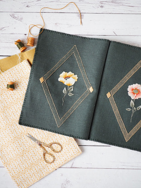 Make an embroidery journal and win a giveaway! - Stitch Floral