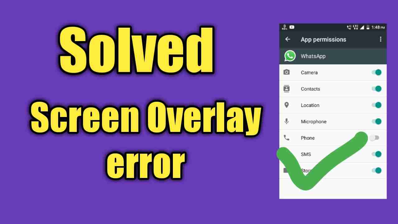 how to turn off screen overlay detected in Redmi, Samsung and other ...
