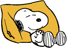 Snoopy Animated Gif - Renkli Duvar