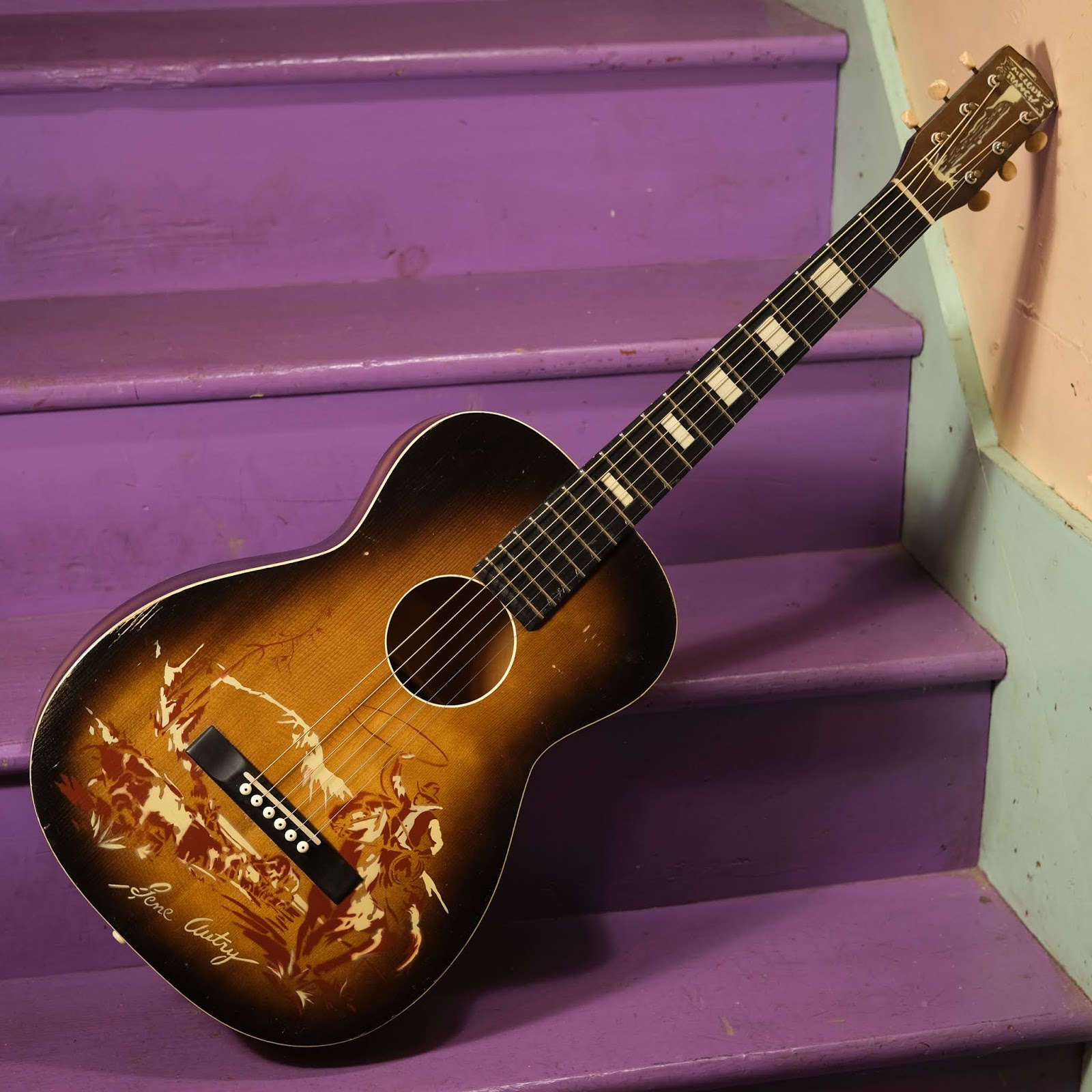 1950s Harmony H610 Gene Autry Melody Ranch (X-Braced) Parlor Guitar