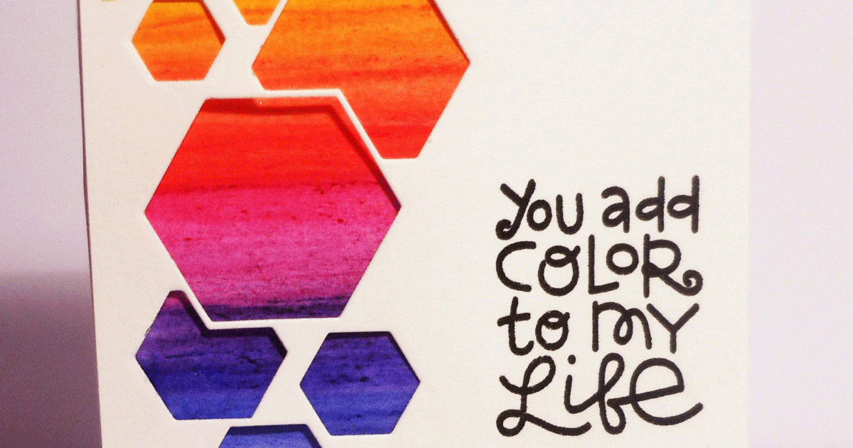 Colour and Sparkle: You Add Color to My Life
