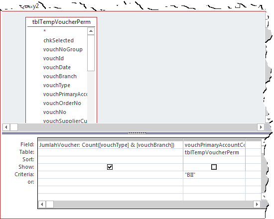 Fungsi Count di MS Access - Access Terapan