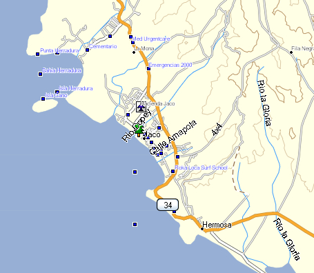 GPSTravelMaps.com: Jaco Costa Rica GPS Map