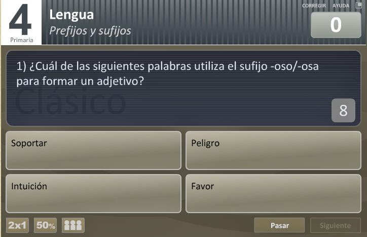 Mi cole Luis Cernuda, Campanillas.: T.6 - 4º "SUFIJOS -OSO, -IVO, -ANTE ...