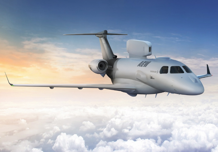 Embaer y Elta presentan el P600 AEW, un 'mini AWACS' para fuerzas ...