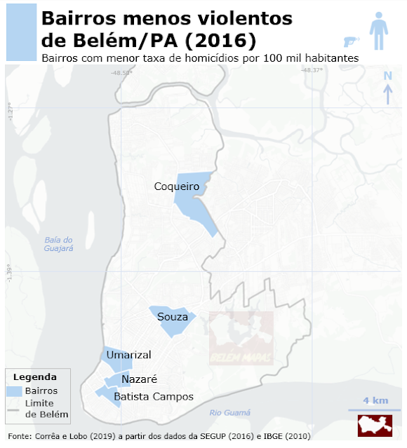 Geografia e Cartografia Digital: Mapa dos bairros mais violentos ...