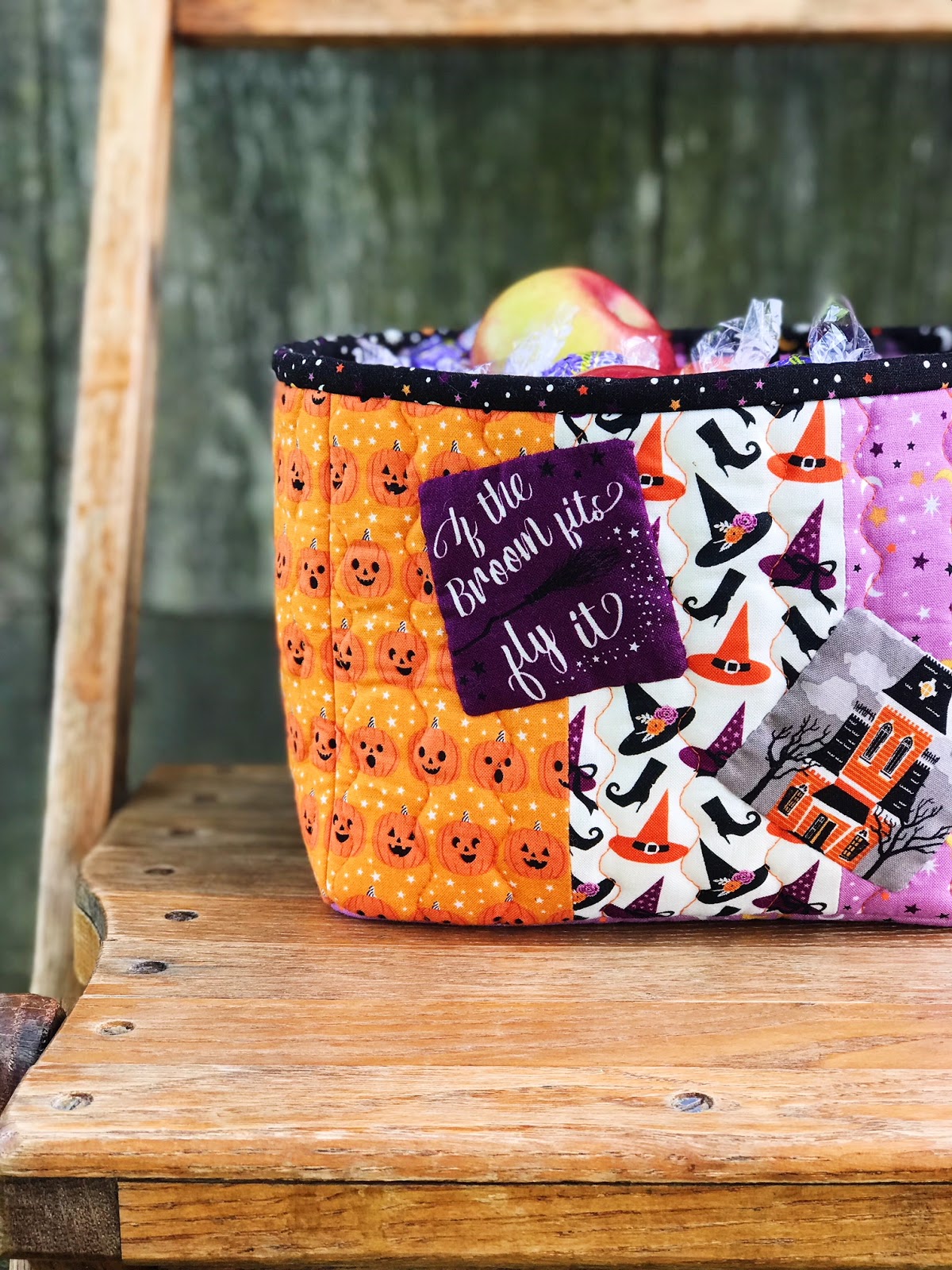 Cream Craft: Fab-Boo-Lous Candy Fruit Baskets for Riley Blake Designs