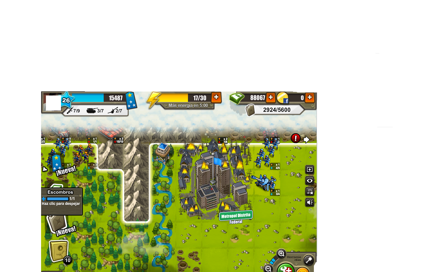 trucos de juegos de facebook: ARMY ATTACK-empezando ajugar