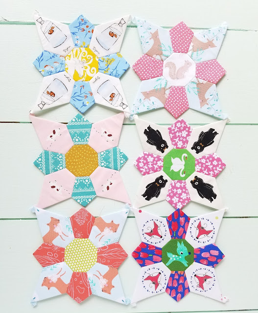 Quilt Story: Mischief Quilt from DIY addict. English Paper Piecing