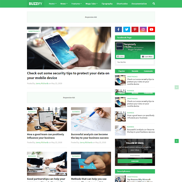 20+ Best Free SEO Friendly Blogger Templates (2024) - Blogwaping