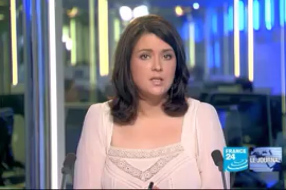 vuesalatele: 2012 03 10 @23H03 - AUDREY RACINE, FRANCE 24, LE JOURNAL