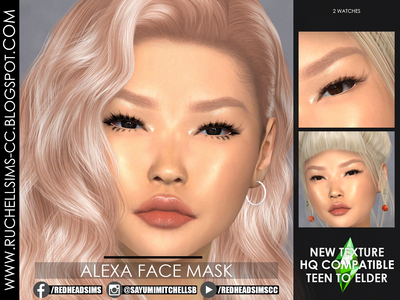 Alexa Face Mask - RUCHELLSIMS