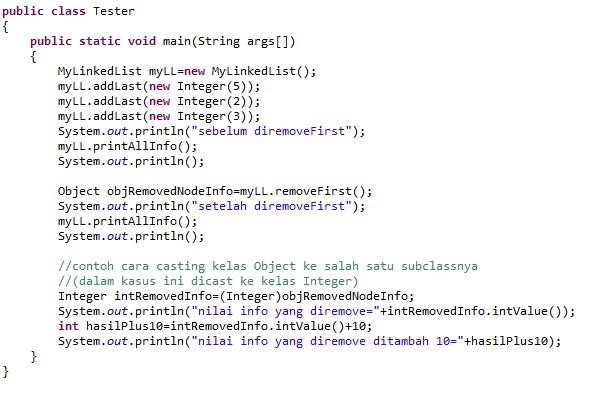 Algoritma dan Struktur Data : Linked List dan ADT List