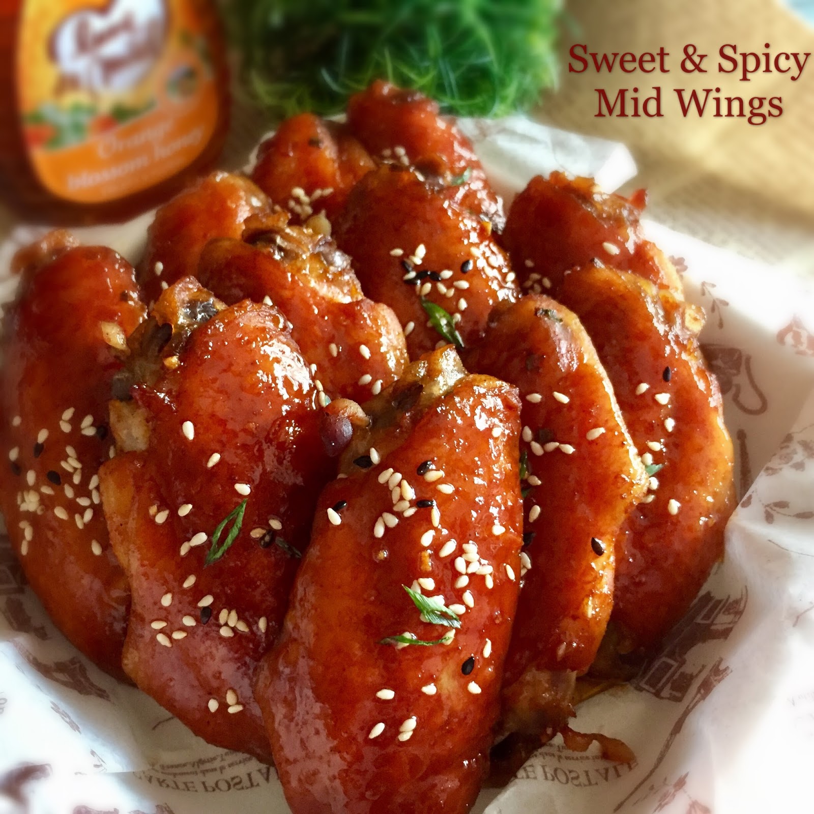 My Mind Patch: Baked Sweet & Spicy Mid-Wings