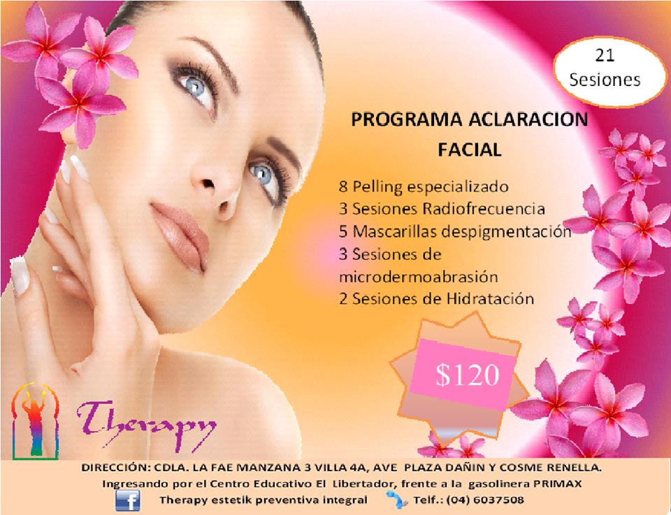 THERAPY ESTETIKA PREVENTIVA INTEGRAL: PROMOCIONES FACIALES