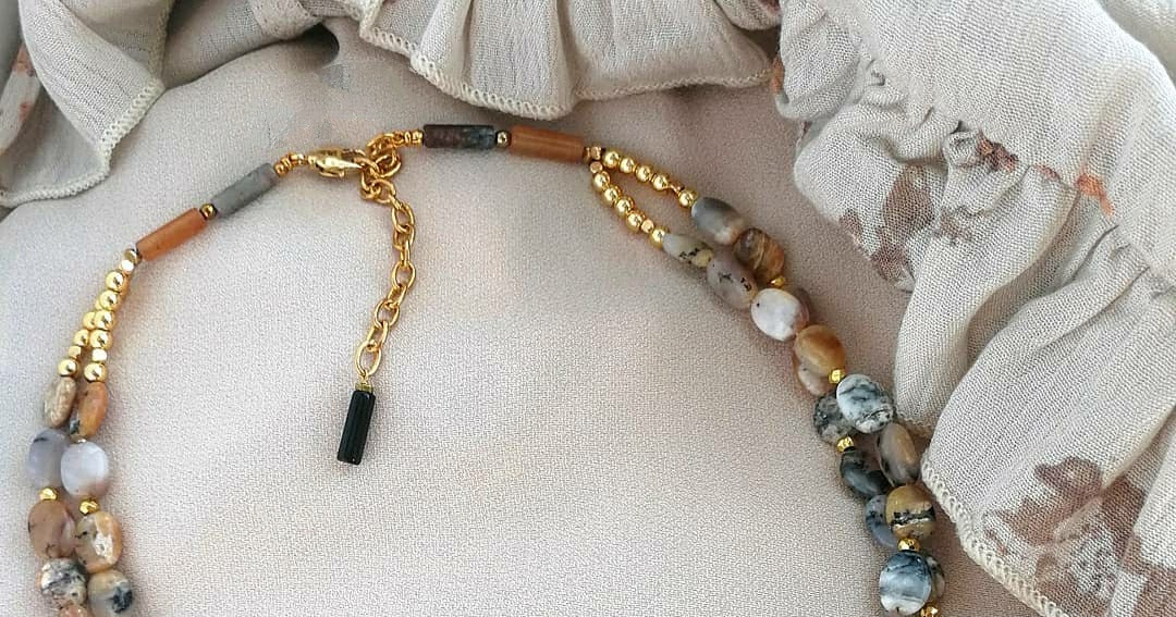 Fancy beads necklace